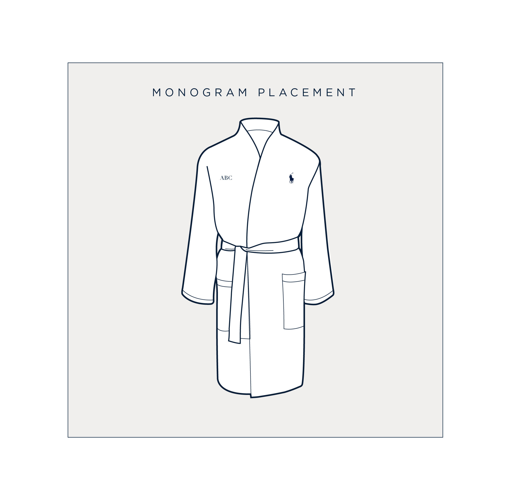 Logo-Monogram Shawl-Collar Bath Robe | Ralph Lauren